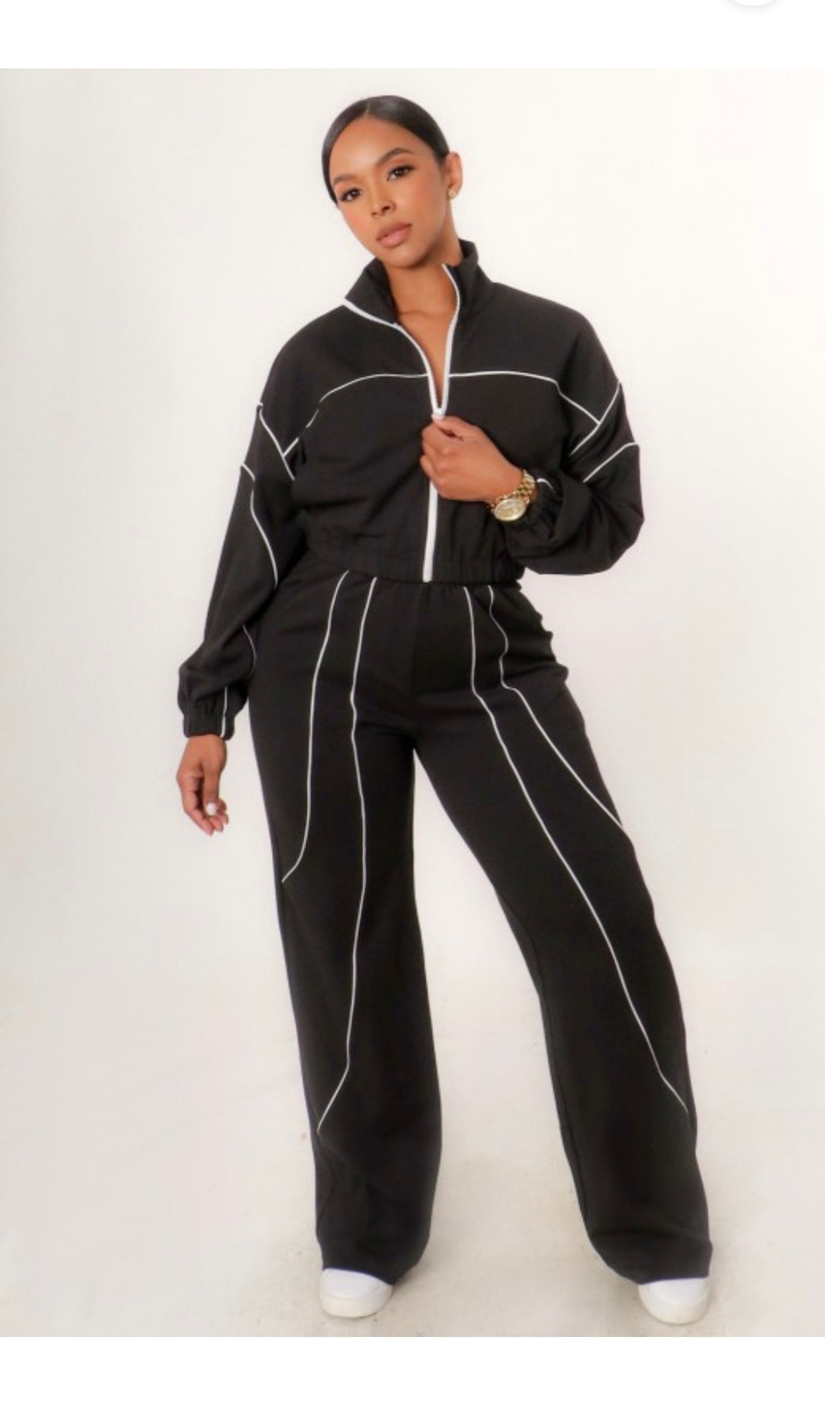Brown and Blue track set – Fashion Addict Boutique
